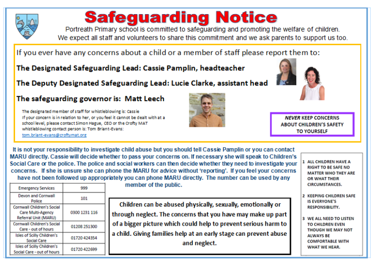 Safeguarding - Portreath School
